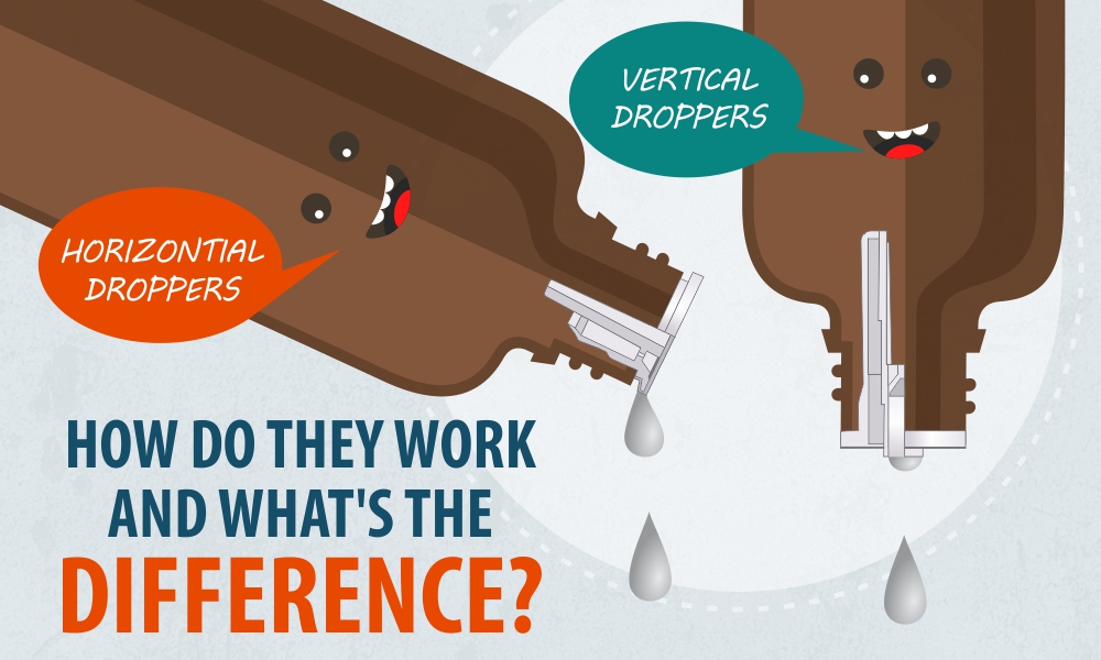 What is the Difference Between a Horizontal and Vertical Dropper?